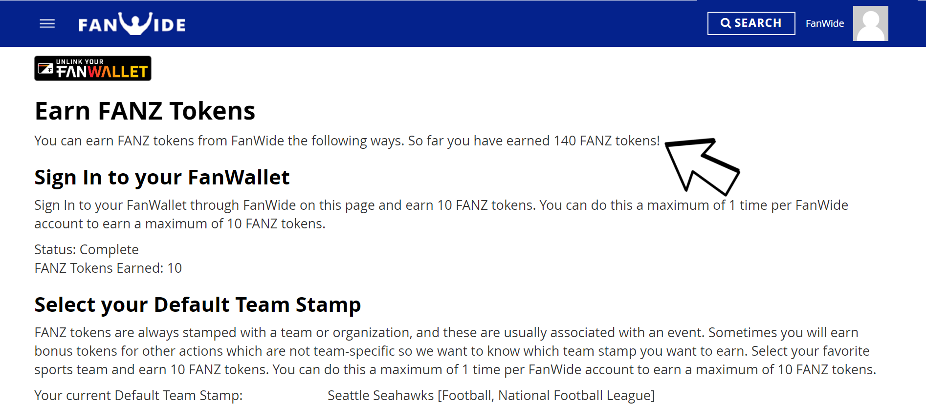 How to Earn FanChain FANZ Tokens at FanWide Game Watch Parties ...